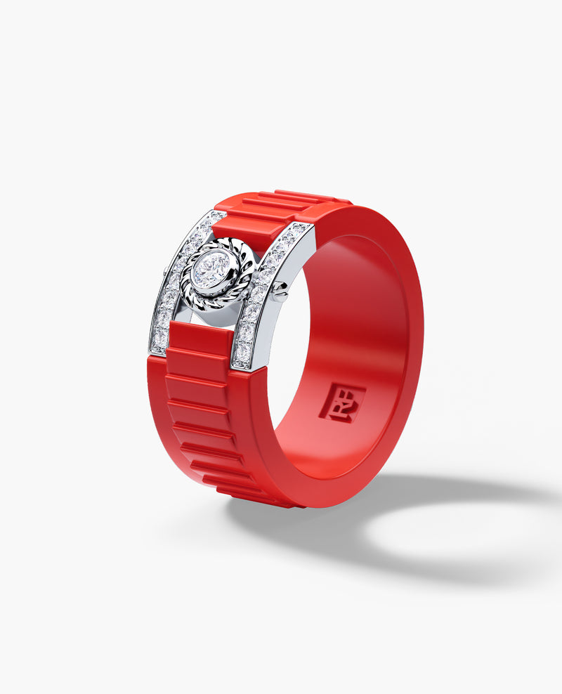 Unique Gold & Silicone Rings with Diamonds | Elegant Designs for Women ...