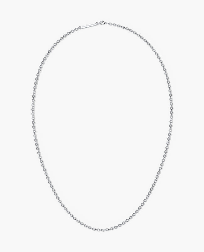 CABLE Silver Chain Necklace for Men & Women - Rockford Collection