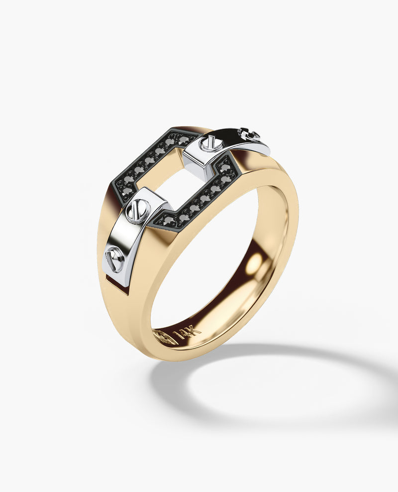 Custom Gold & Diamond Pinky Rings for Men | Designer Pinky Rings ...