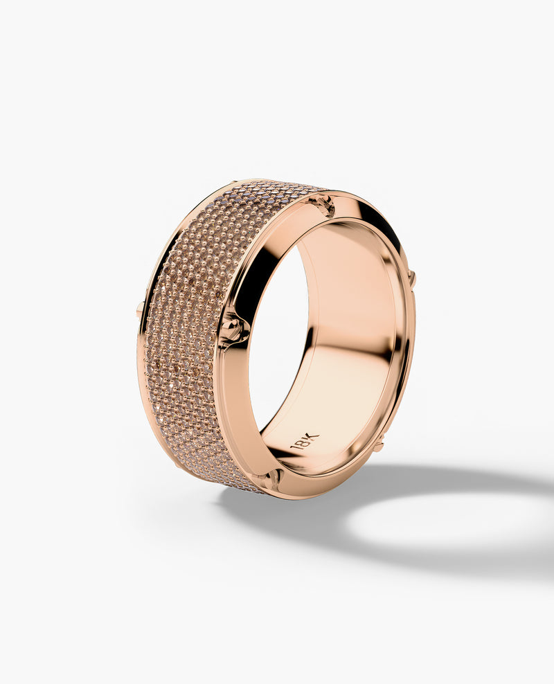 Big and Heavy Gold Rings, Wide Rings for Men - Rockford Collection