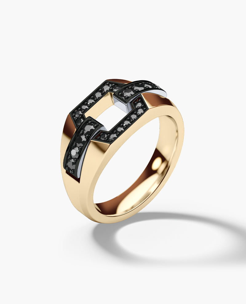 Custom Gold & Diamond Pinky Rings for Men | Designer Pinky Rings ...