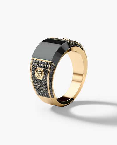 Custom Gold & Diamond Pinky Rings for Men | Designer Pinky Rings ...