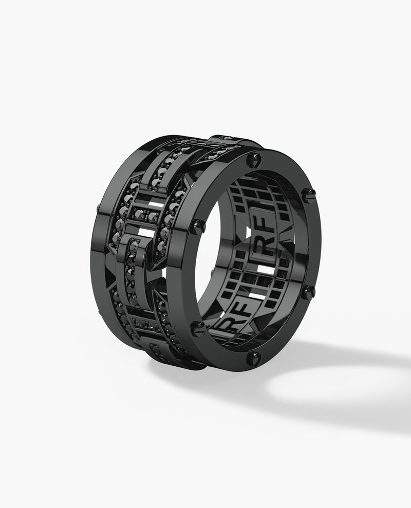 Big and Heavy Gold Rings, Wide Rings for Men - Rockford Collection