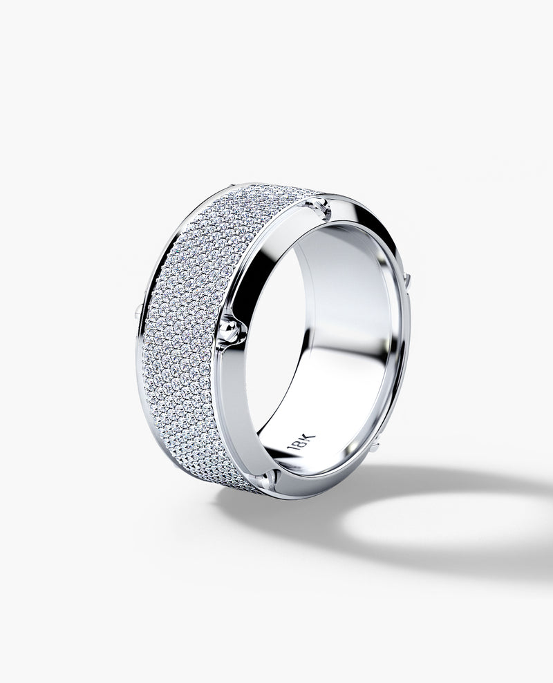 Big and Heavy Gold Rings, Wide Rings for Men - Rockford Collection