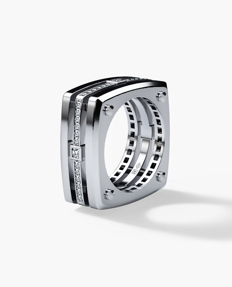 Big and Heavy Gold Rings, Wide Rings for Men - Rockford Collection