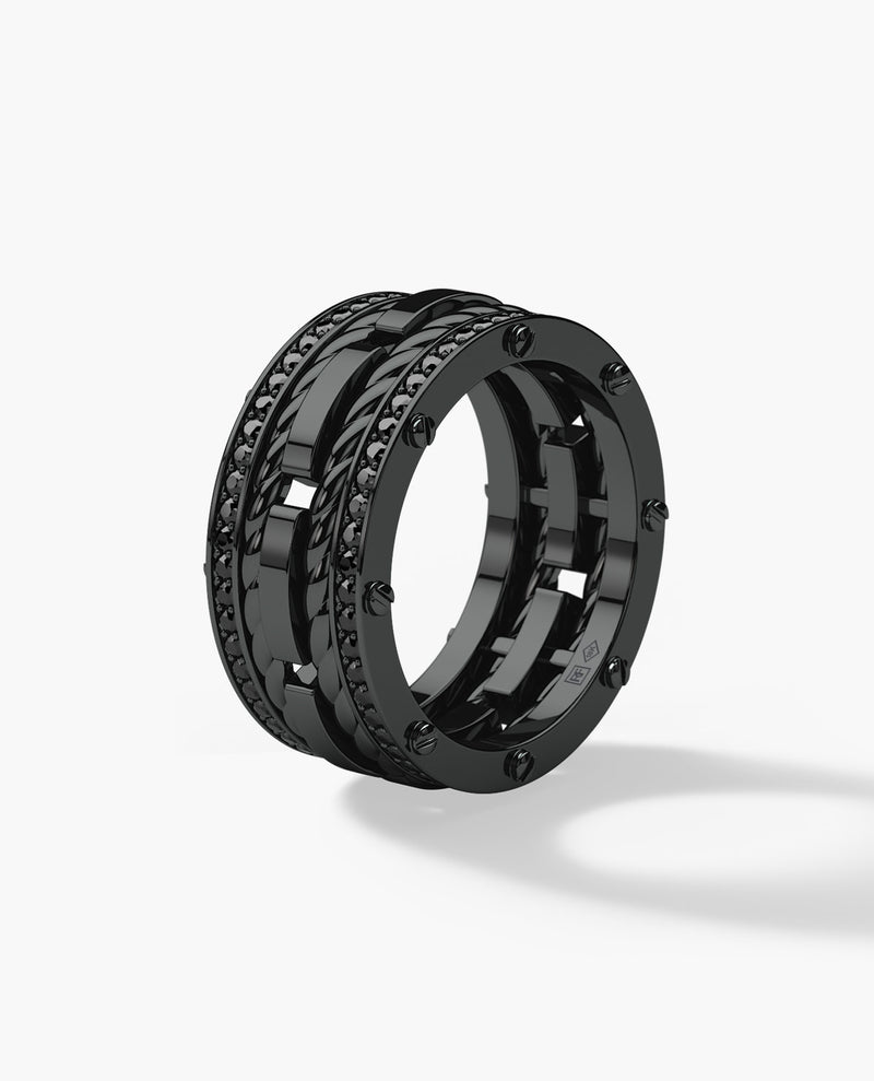Twisted Rope Rings in Gold and Platinum - Rockford Collection