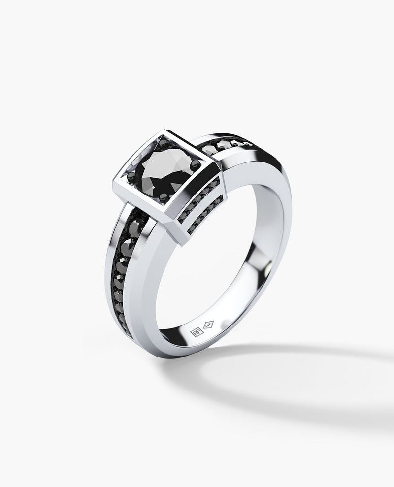 Black Diamond Rings for Men and Women | Rockford Collection